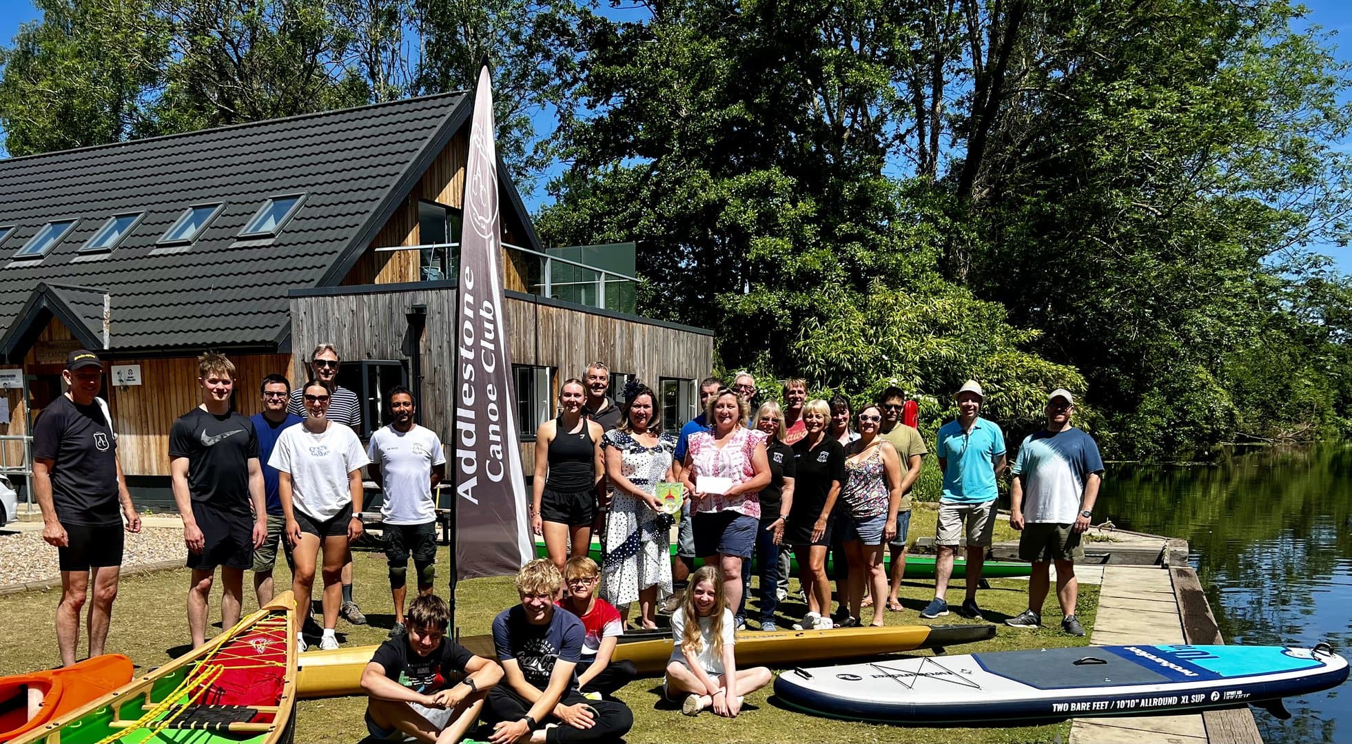 Addlestone Canoe Club receives King’s Award | Paddle UK