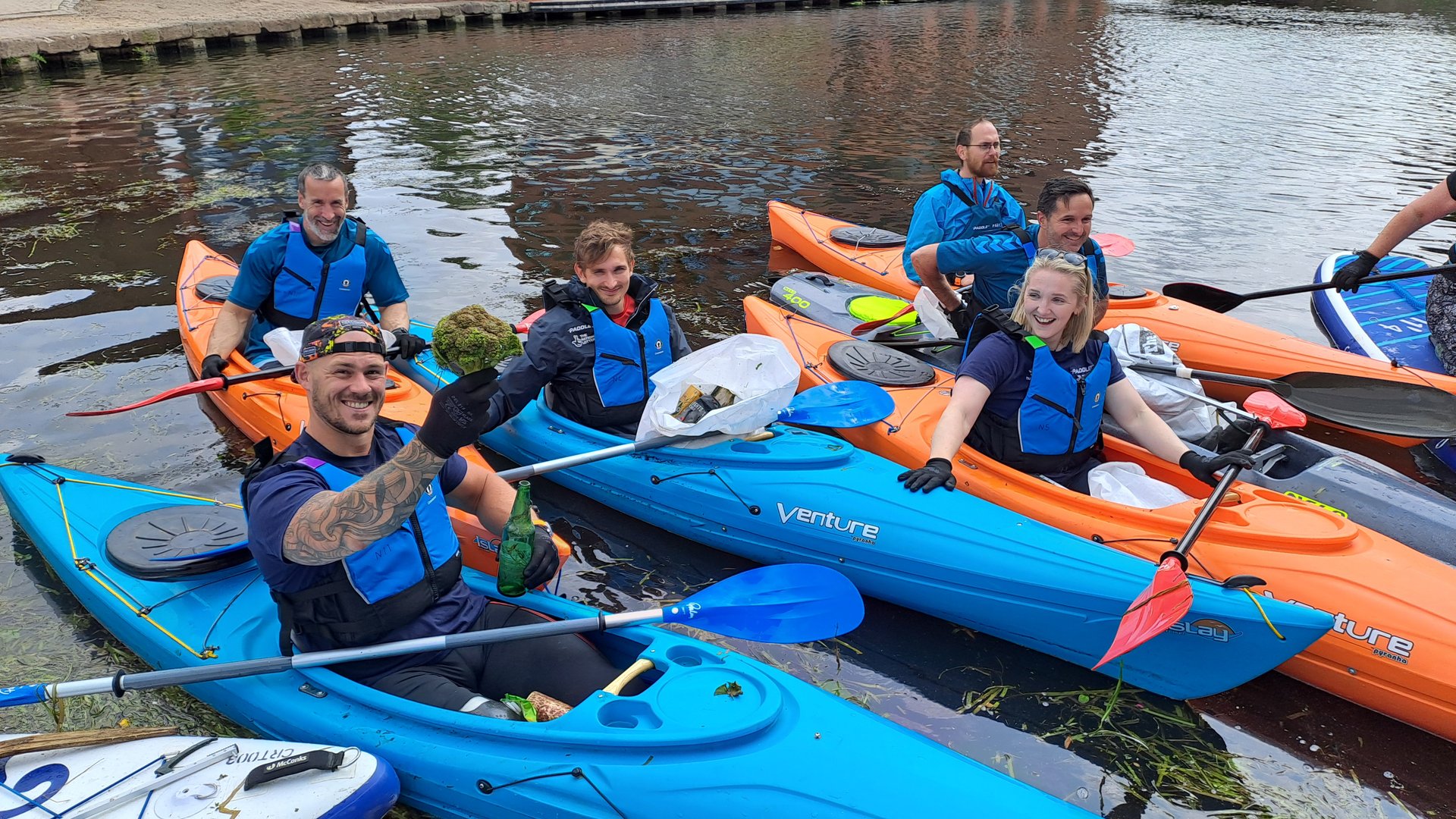 Paddle UK’s paracanoe team joins the Big Paddle Cleanup | Paddle UK