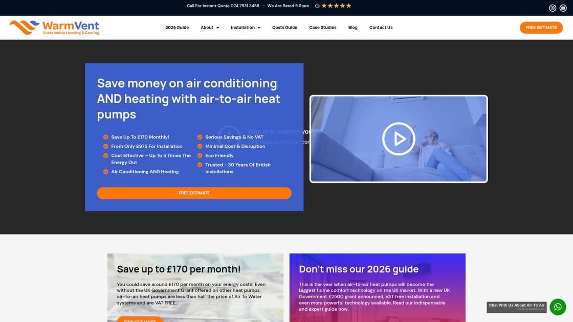 Energy efficient cooling installation incentives UK 2026 guide - Be ...