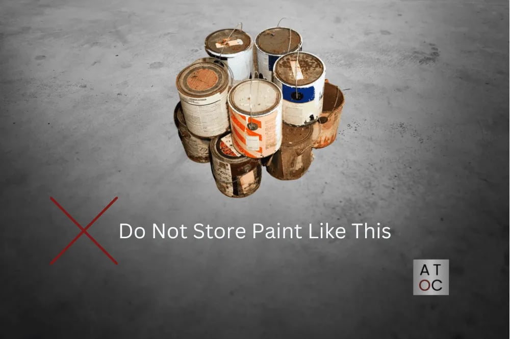 Storing Leftover Paint For Future Use - A Touch of Color