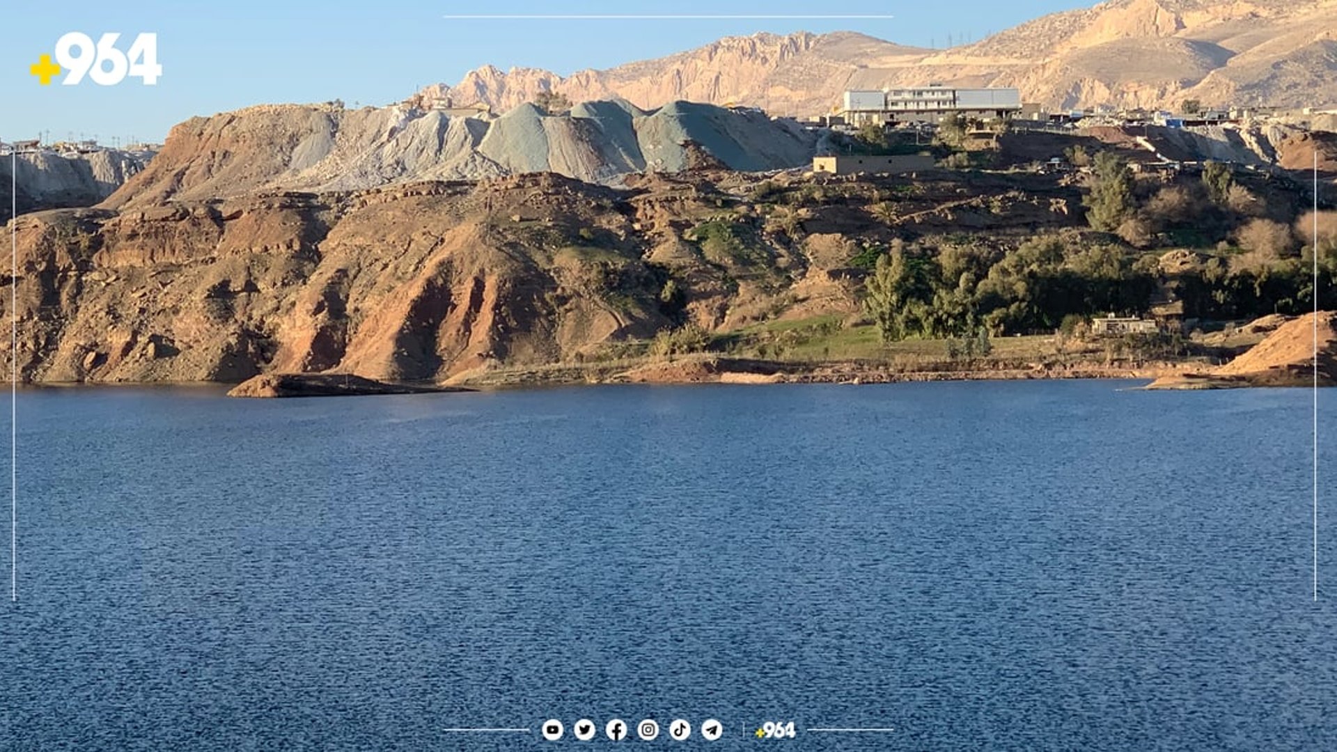 Darbandikhan Lake reaches full capacity after weeks of heavy rainfall ...