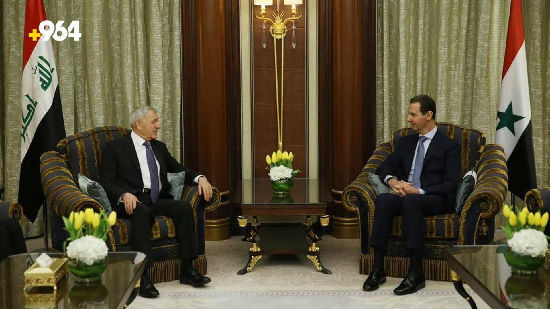 Iraqi and Syrian presidents discuss regional situation, condemn ...