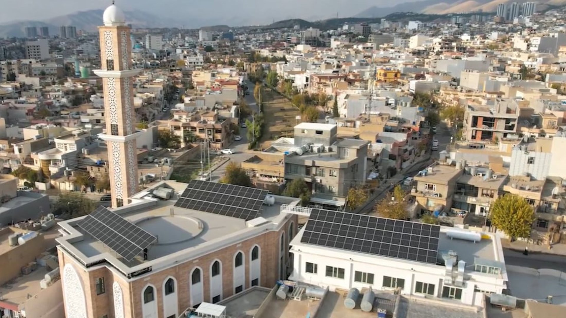 Second Sulaymaniyah mosque switches to solar power | Hatha Alyoum
