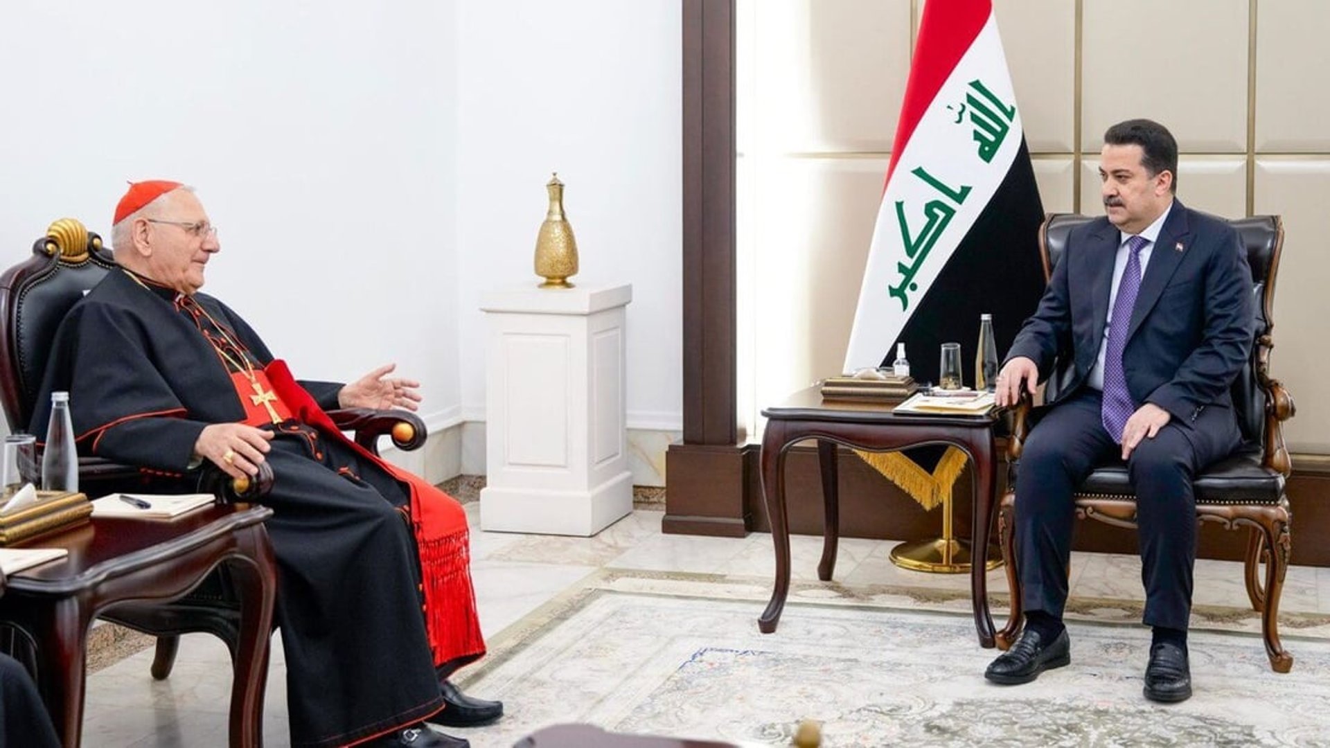 Iraq PM meets Cardinal Sako in Baghdad after Patriarch’s return to ...