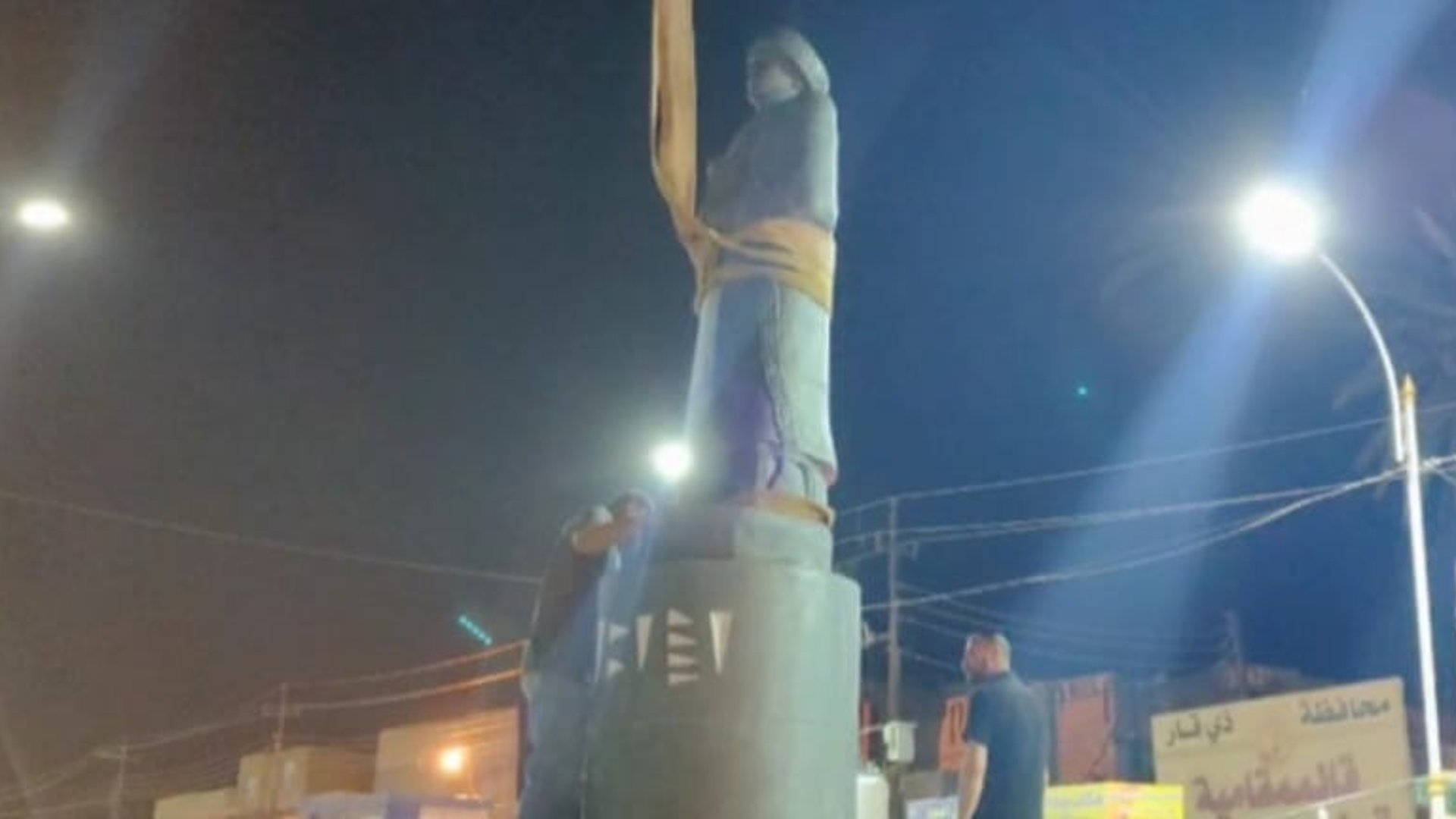 Gudea statue reinstated in Diwaniyah After restoration work | Hatha Alyoum