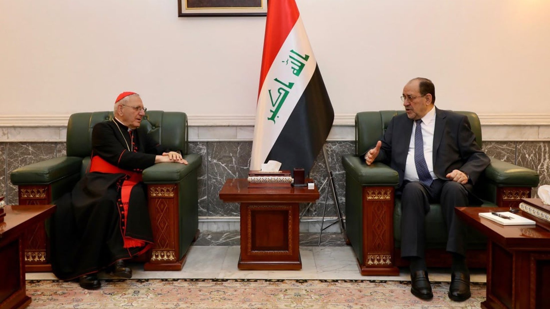 Former PM Al-Maliki meets with Cardinal Louis Sako in Baghdad | Hatha ...