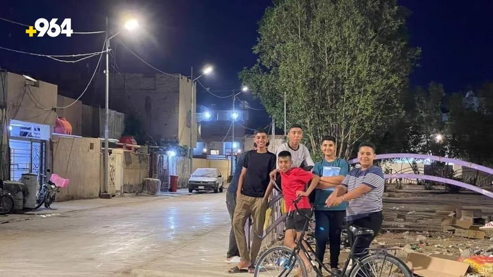 Streetlights installed in Al-Aziziya’s Al-Aruba neighborhood » 964media