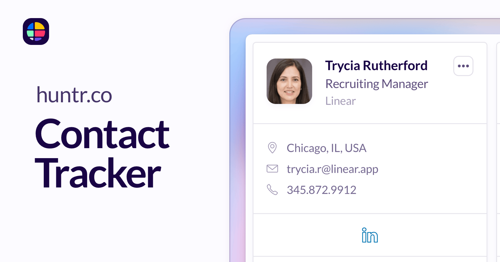 Contact Tracker - Store all job search contact details in one place