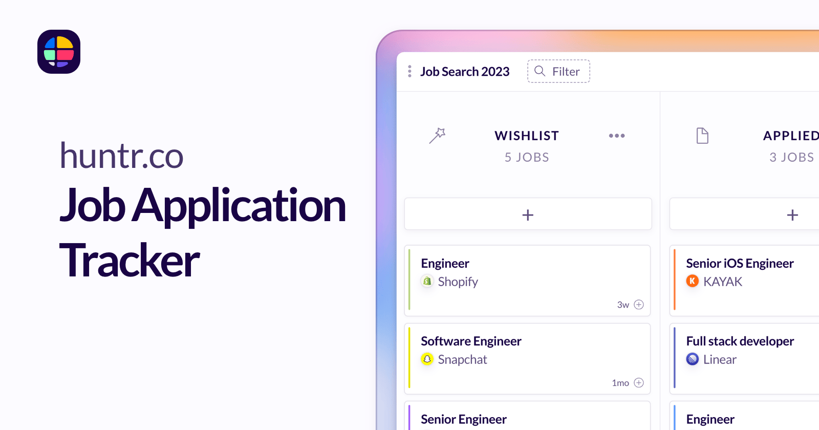 Job Application Tracker & CRM - Track your job applications and keep ...