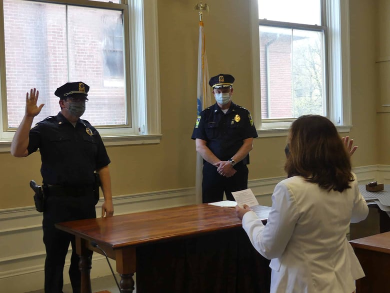 Melrose Police Department Swears in New Sergeant - Melrose Police ...