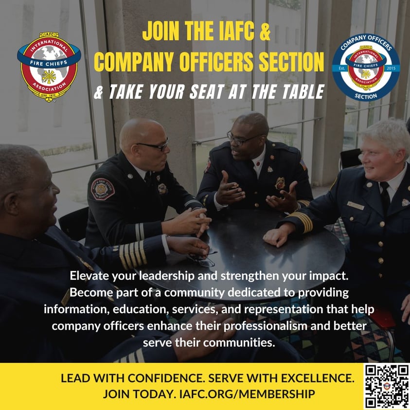 Please share the IAFC Company Officers Section membership information ...