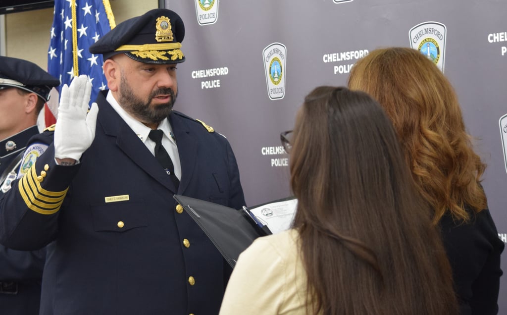 Chief Gary Hannagan is Sworn In, Takes Command of Chelmsford Police ...