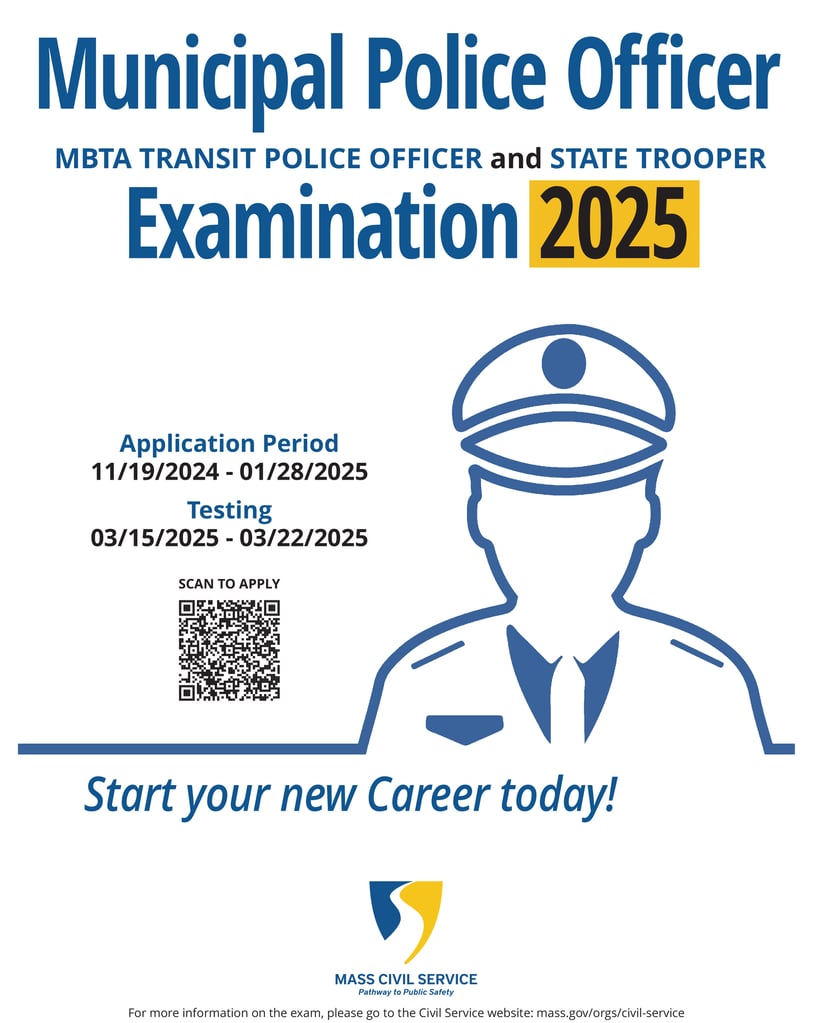 2025 Municipal Police Officer Examination Scheduled – Beverly Police ...