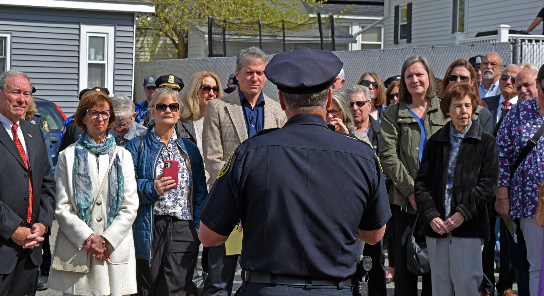 PHOTOS: Lowell Police Dedicate Hero Sign to Fallen Officer George ...
