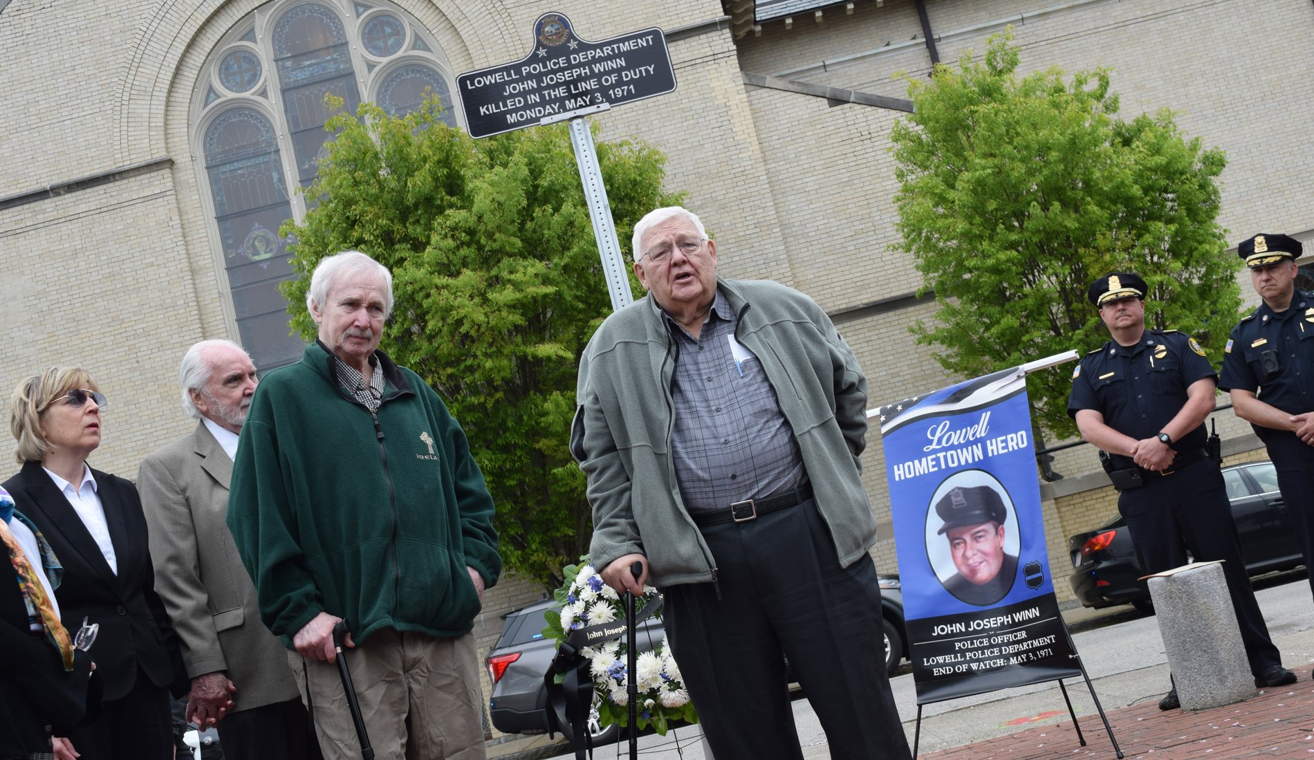 PHOTOS: Lowell Police Dedicate Hero Sign to Fallen Officer John Joseph ...
