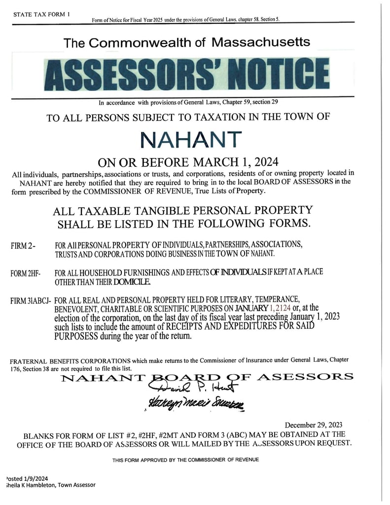 News – Town of Nahant, Massachusetts