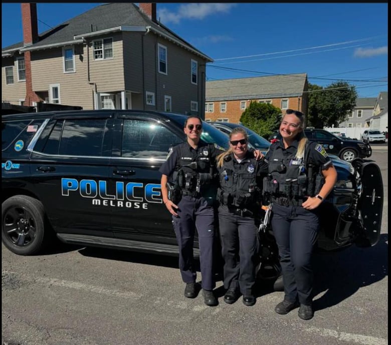 First-Ever All-Female Shift Patrols for Melrose Police Department ...