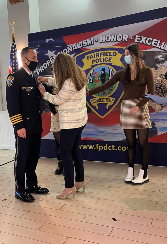 Robert Kalamaras Sworn in as New Fairfield Police Chief | John Guilfoil ...