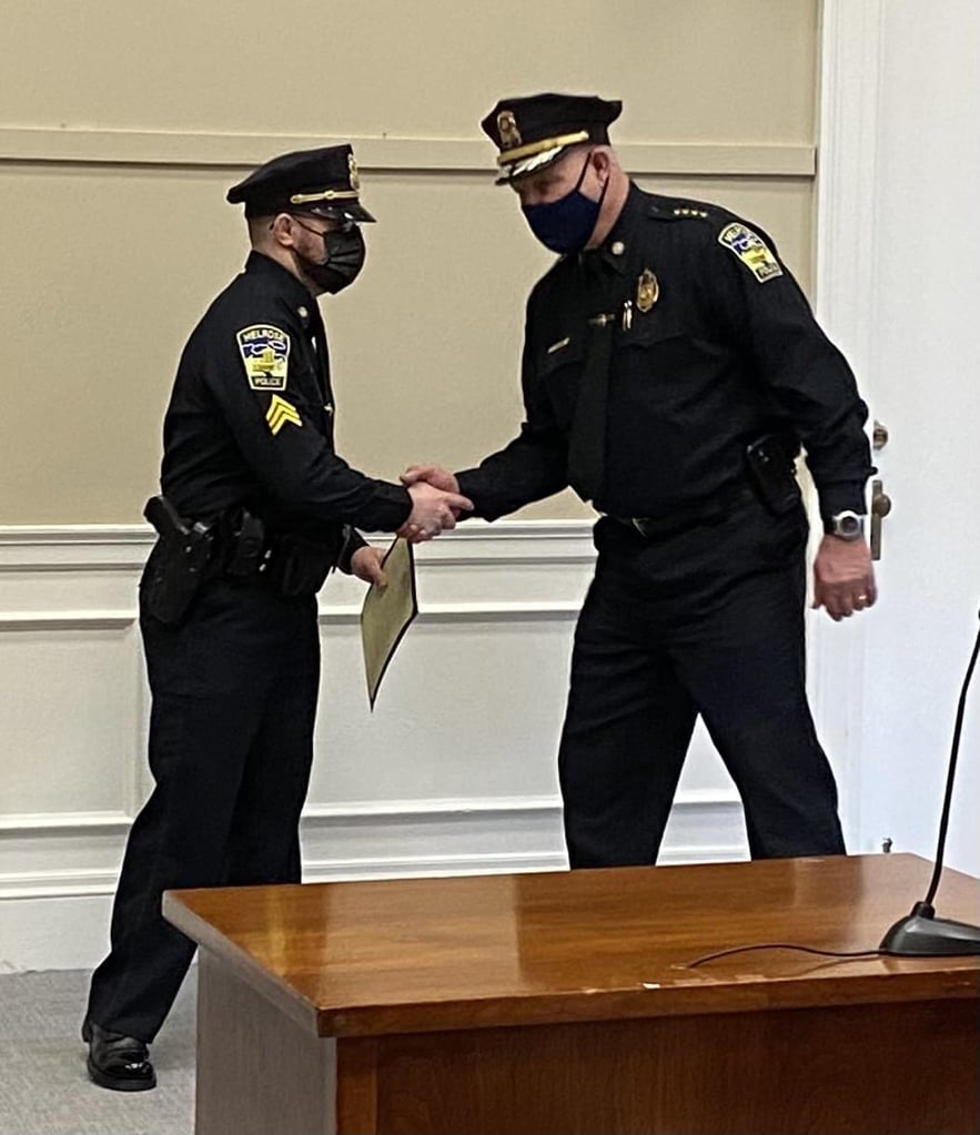 Melrose Police Department Swears in New Sergeant | John Guilfoil Public ...