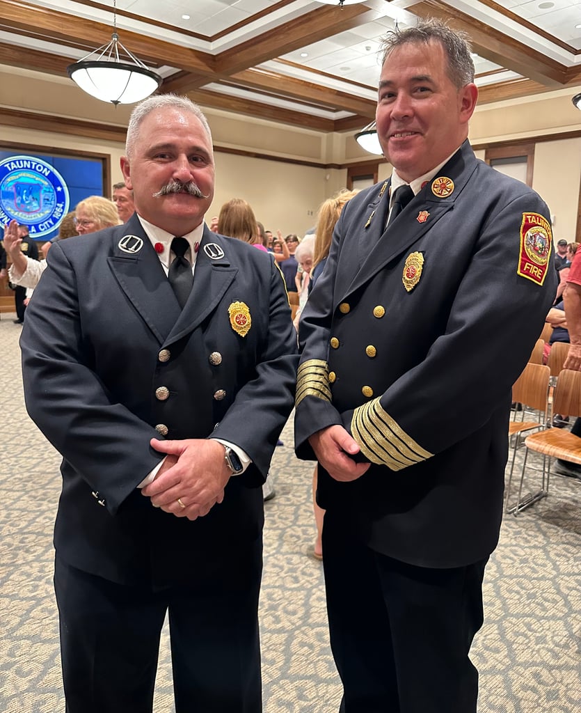 Taunton Fire Department Welcomes Steven Lavigne as New Fire Chief ...