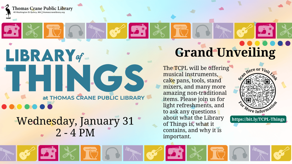 Thomas Crane Public Library to Hold Official Unveiling of New Library ...