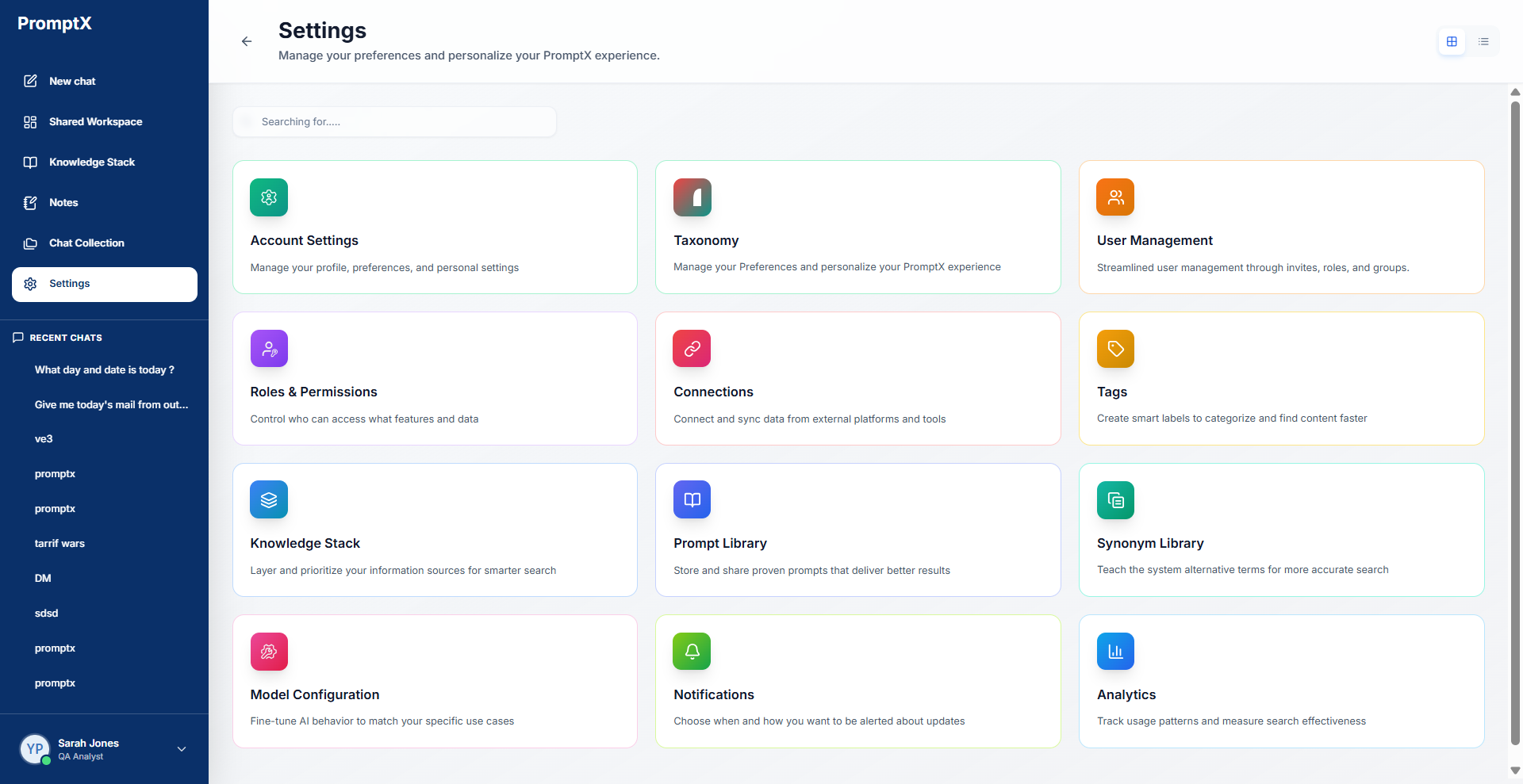 PromptX - AI Powered Knowledge Assistant | VE3