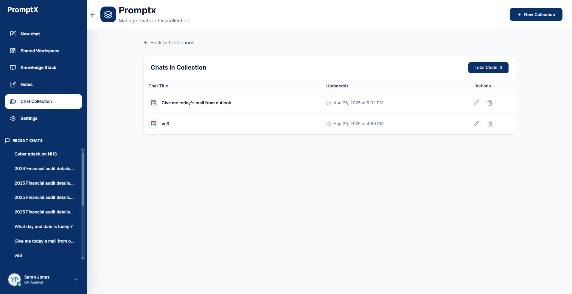 PromptX - AI Powered Knowledge Assistant | VE3