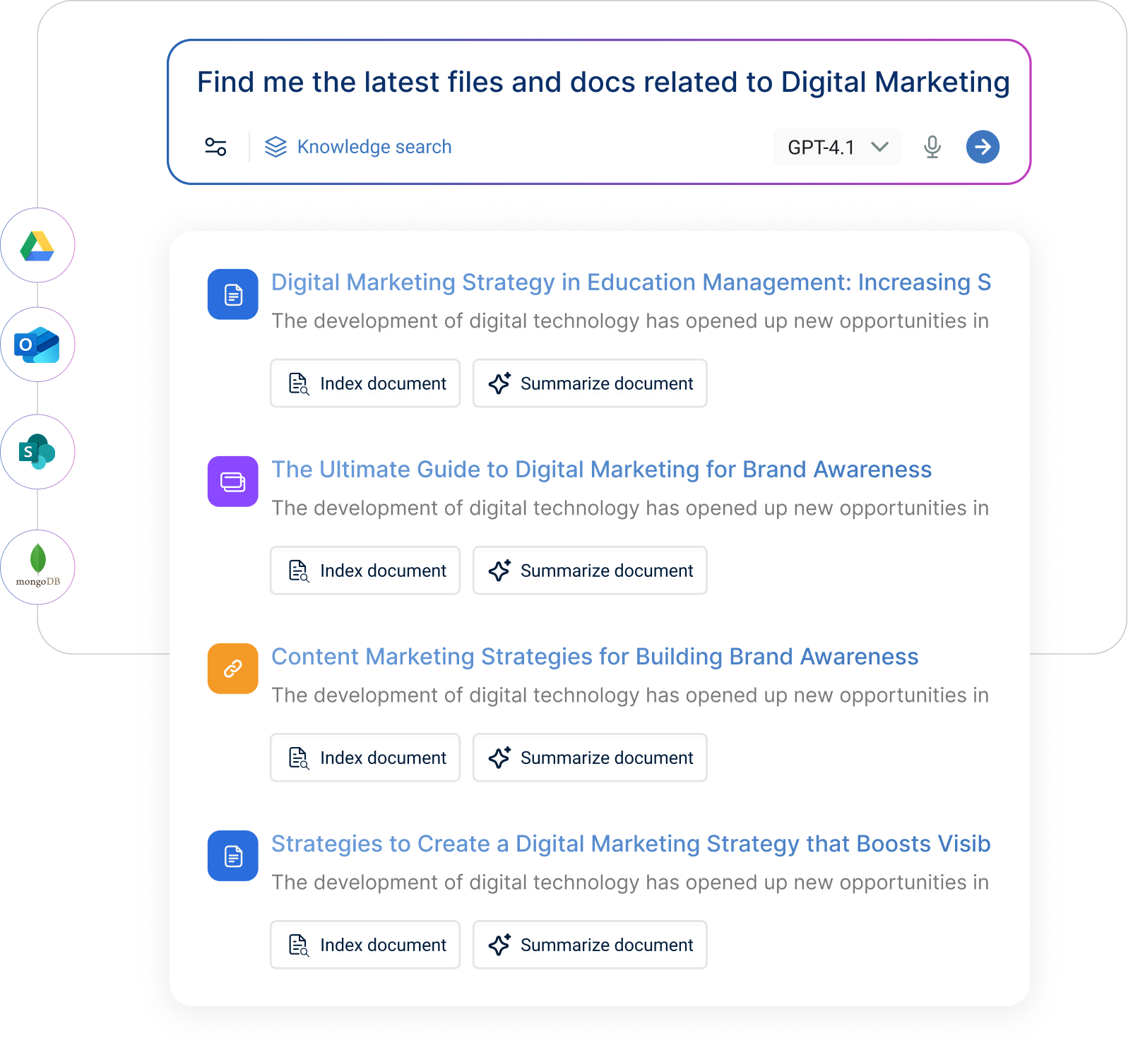 PromptX - Features - AI Powered Knowledge Assistant | VE3