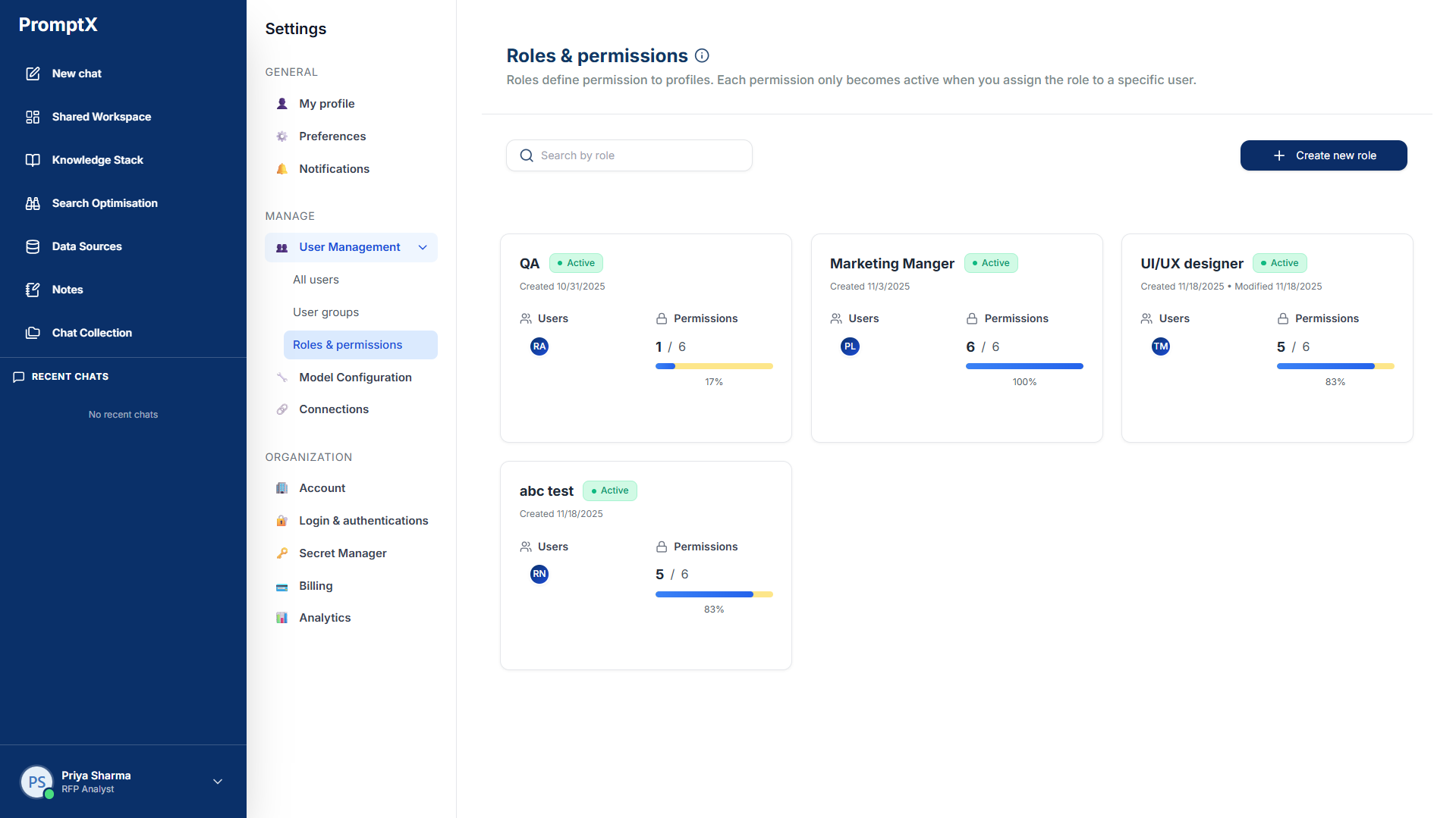 PromptX - AI Powered Knowledge Assistant | VE3