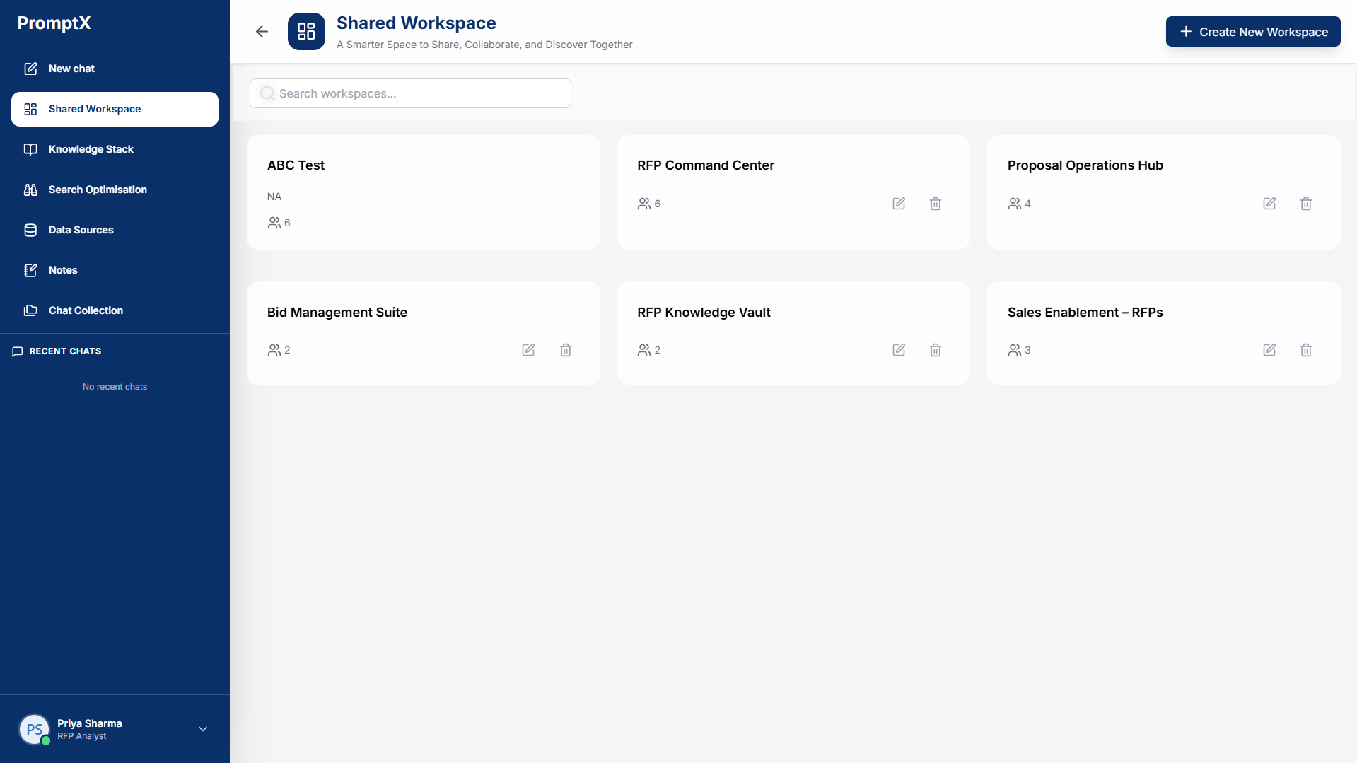 PromptX - AI Powered Knowledge Assistant | VE3