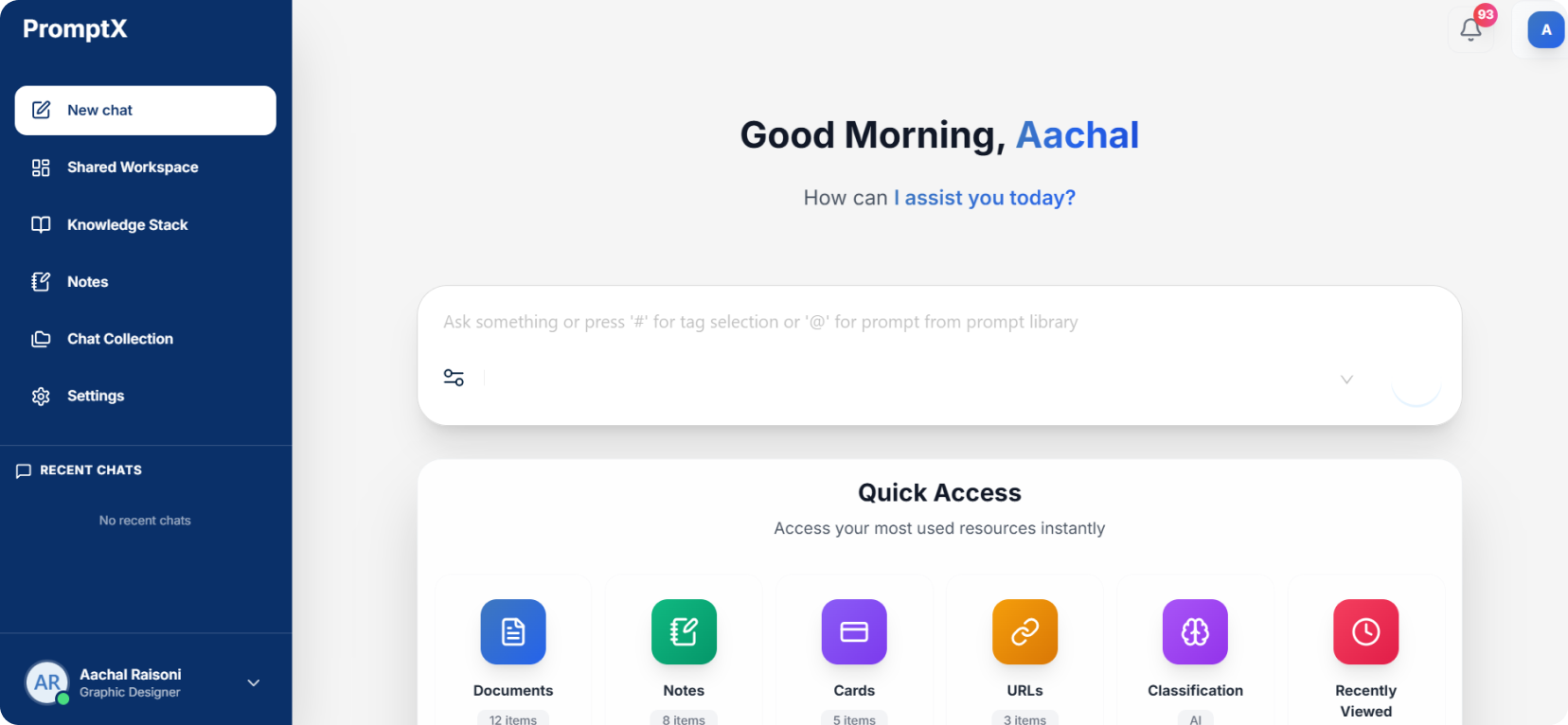 PromptX - AI Powered Knowledge Assistant | VE3