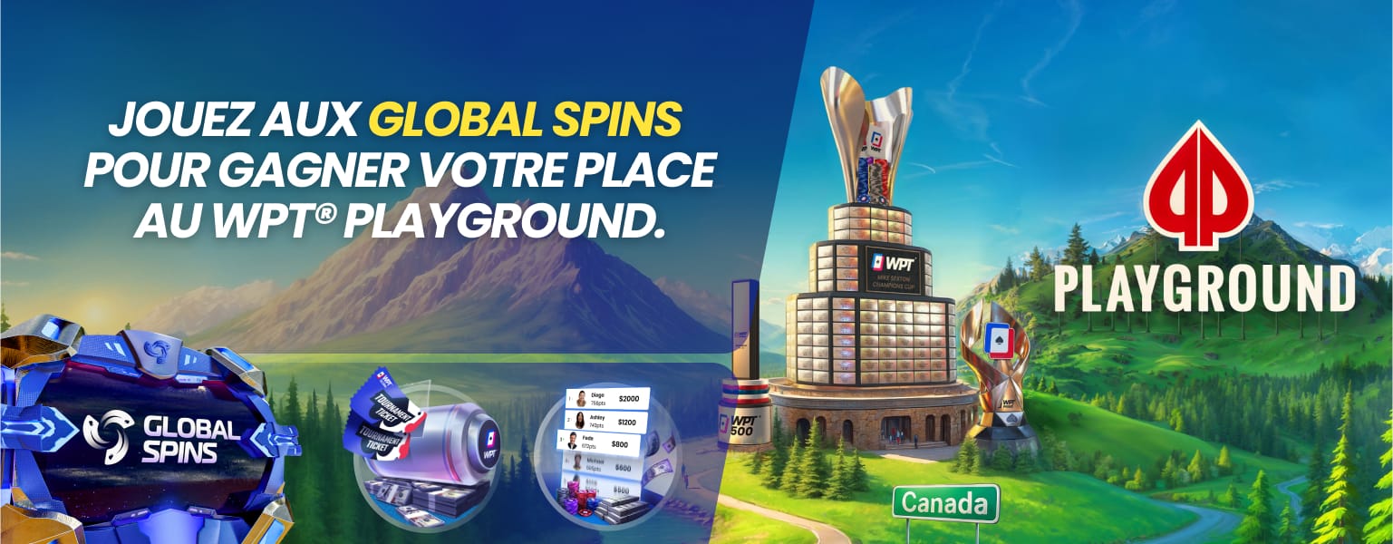 Gagnez votre place au WPT® Playground avec Global Spins