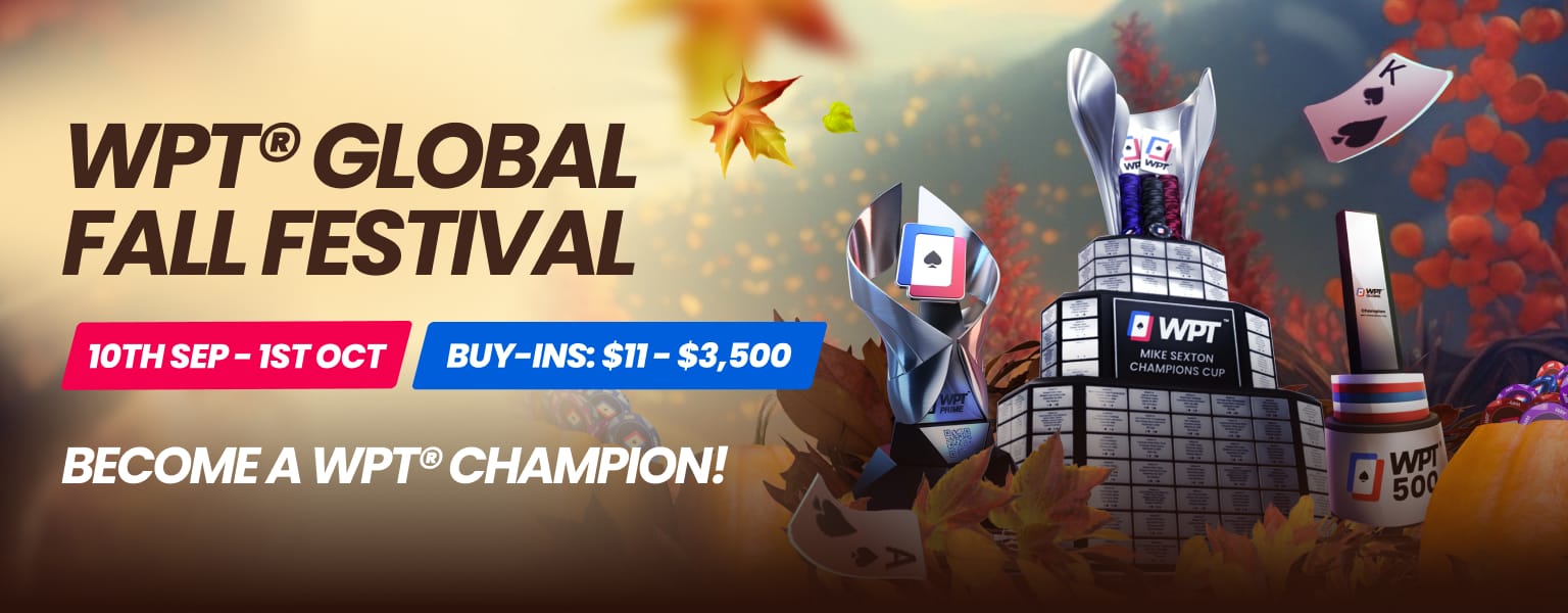 Three WPT Majors Highlight Fall Festival Lineup - WPT Global
