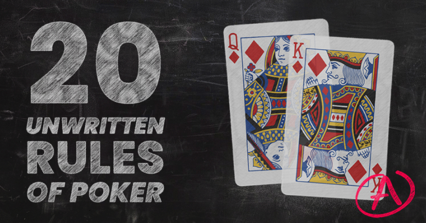 Poker Blog - Unwritten Rules of Poker