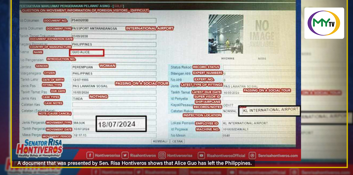 Where did Alice go ? Senators claim dismissed mayor has left PH but DOJ ...