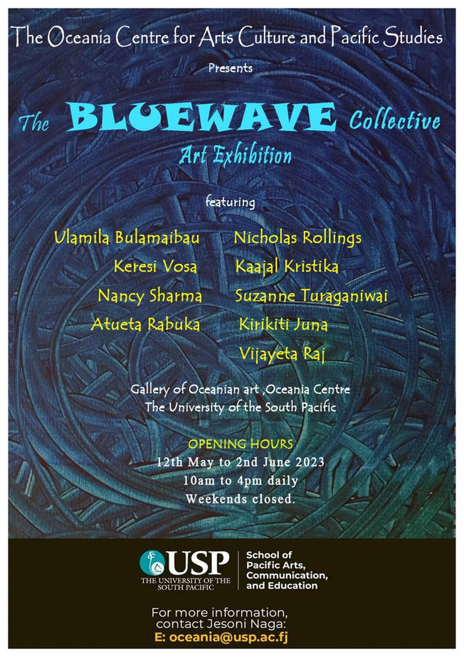 Blue Wave Art exhibition