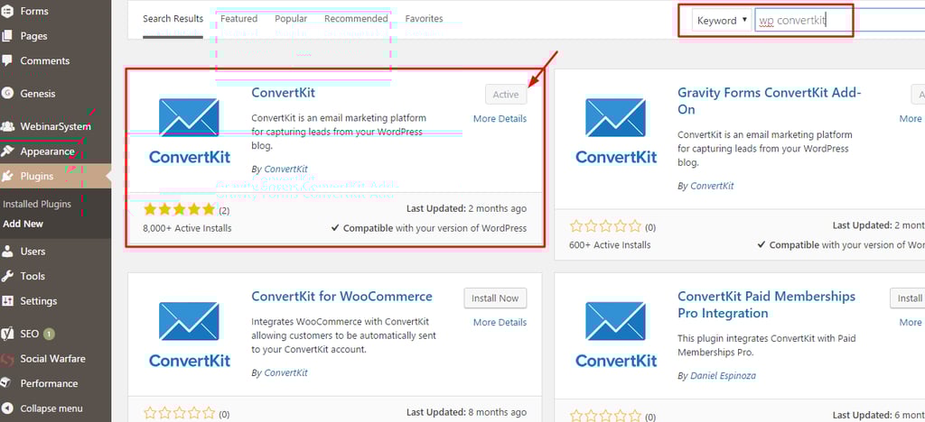 How to Install ConvertKit Forms into WordPress