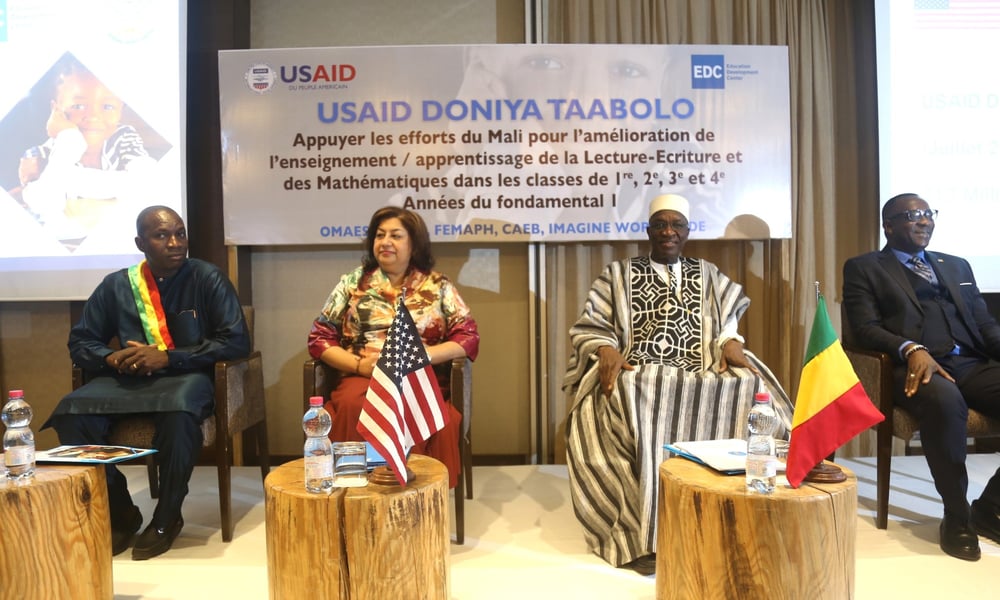 USAID Doniya Taabolo : 350 000 élèves maliens vers un apprentissage ...
