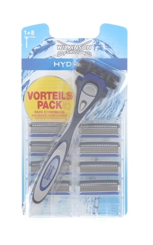 Wilkinson Sword Hydro 3 9Up Razor & Hydro 3 Blades | Pluus.dk