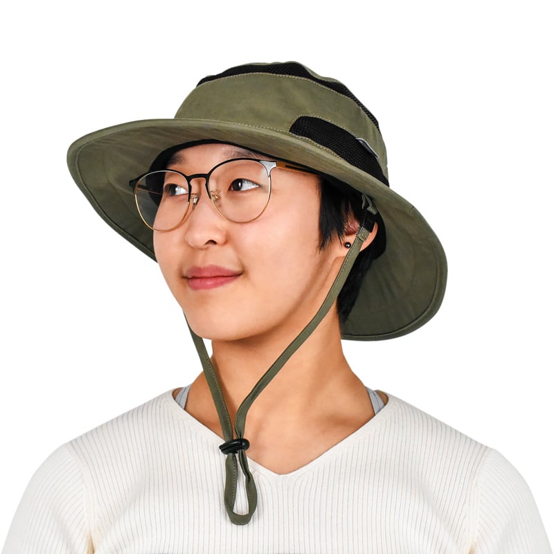 Adult Jasper Hiking Hats | Army Green | Jan & Jul