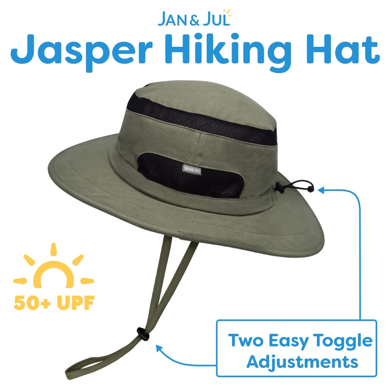 Adult Jasper Hiking Hats | Black | Jan & Jul
