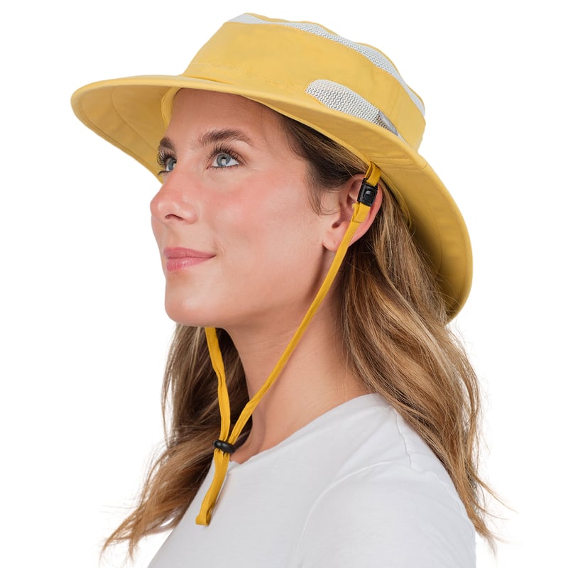 Adult Packable Hiking Hats | Yellow for Men & Women | Jan & Jul