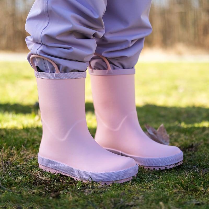 Kids Rubber Rain Boots | Pink for Boys & Girls | Jan & Jul