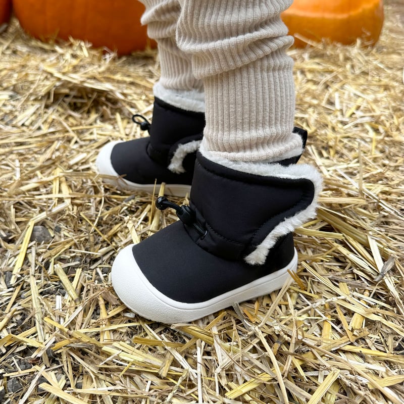 Baby Winter Boots | Black Toddler Snow Boots | Jan & Jul