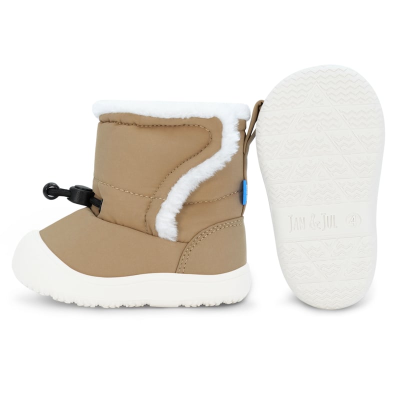 Baby Winter Boots | Soft Brown Toddler Snow Boots| Jan & Jul