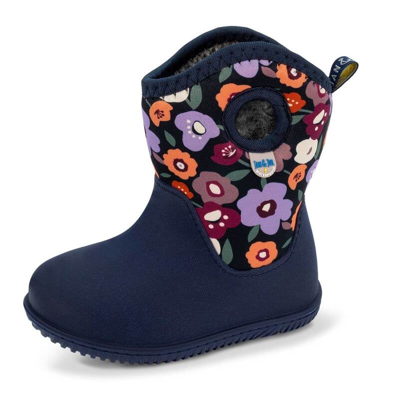 Kids Lite Waterproof Boots | Winter Flowers for Toddlers | Jan & Jul