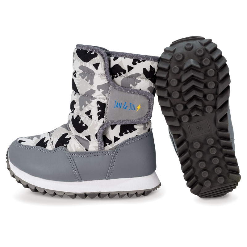 Kids Tall Puffy Winter Boots | Bear Snow Boots | Jan & Jul
