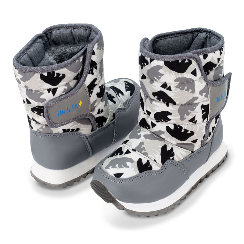 Kids Tall Puffy Winter Boots | Bear Snow Boots | Jan & Jul