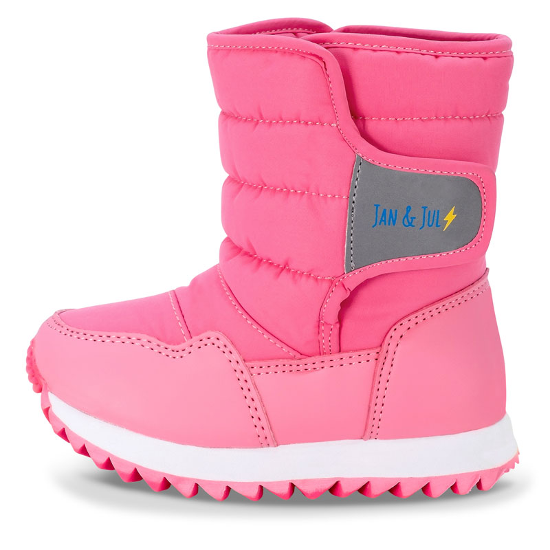 Kids Tall Puffy Winter Boots | Watermelon Pink Snow Boots