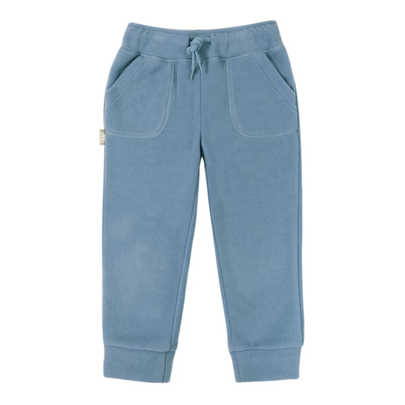 Kids Fleece Pants | Stormy Blue for Toddlers | Jan & Jul